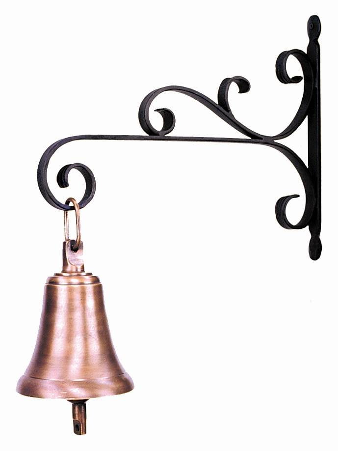 5 1/2-Inch Diameter Bell in Antique Brass Finish - Walmart.com