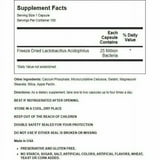 Nature's Blend Lactobacillus Acidophilus Freeze Dried Capsules, 100 Ct ...