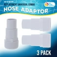 "Hayward Universal Pool Pump Hose Adapter, 1-1/4"" or 1-1/2"", 3 Pack ...