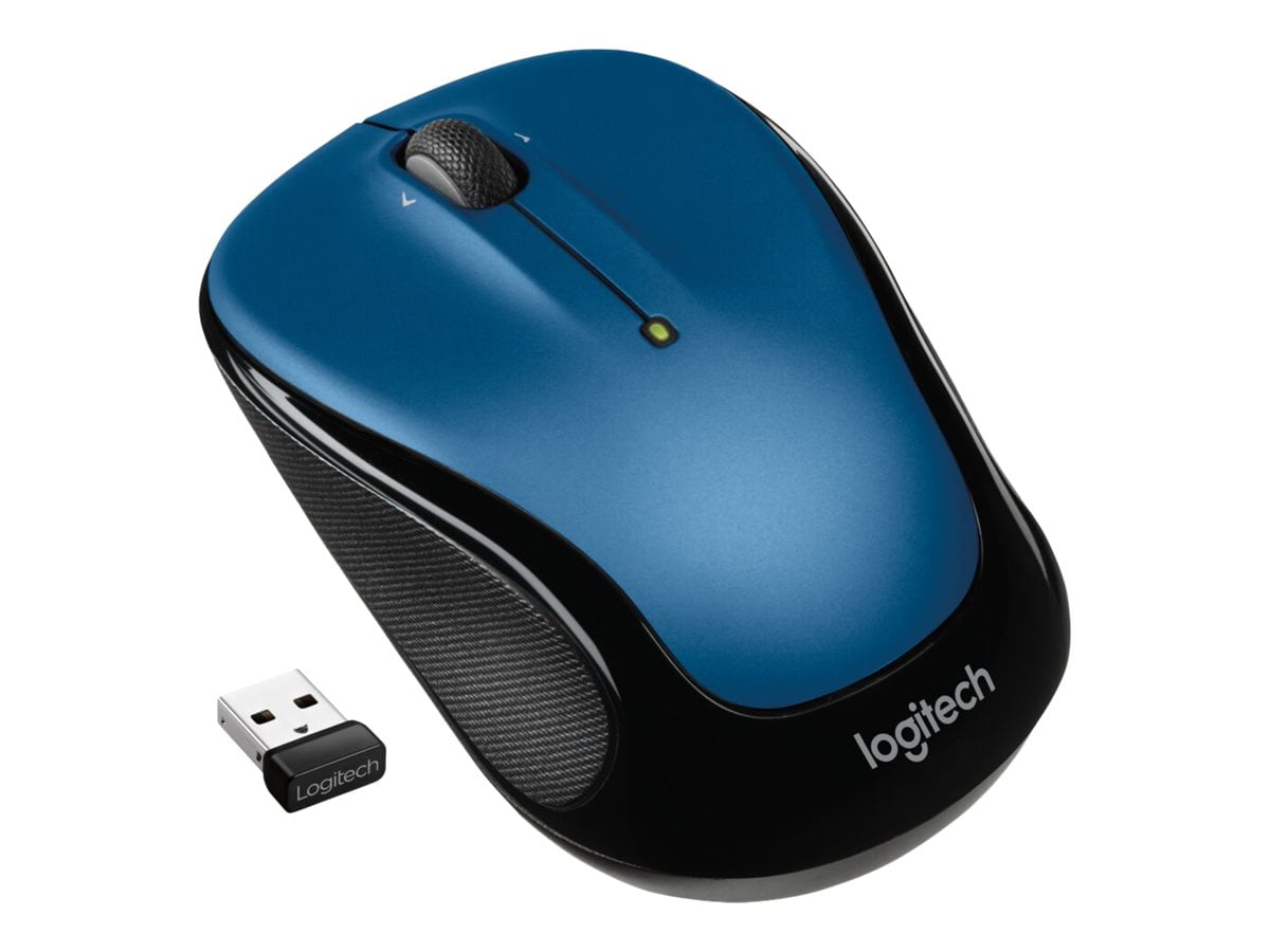 Logitech M325s Wireless Mouse, 2.4 GHz with USB Receiver, Blue - Mouse ...