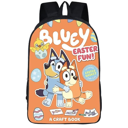Bluey Student Schoolbag Large-capacity Single-layer Backpack ...