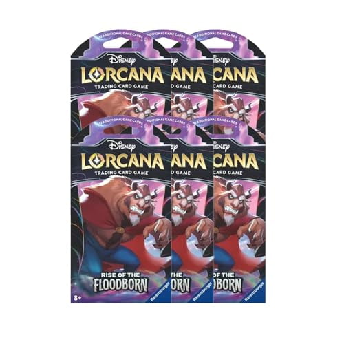 Click here for 6 Packs Ravensburger 12 Card Booster Pack Lorcana... prices