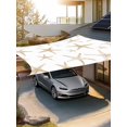 Brown Starfish Coastal Sun Shade Sail 12' x 16', Summer Beach Nautical ...
