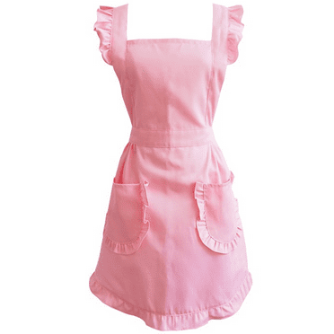 DII Everyday Basic Kitchen Collection, Chef Apron, Pink Sorbet ...
