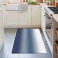 Abstract Gradient Blue Rectangle Area Rug 2x3ft,Living Room Rug Non ...