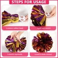 8 Pcs Cheerleading Pom Poms,Cheerleading Handheld Squad Pompoms for ...