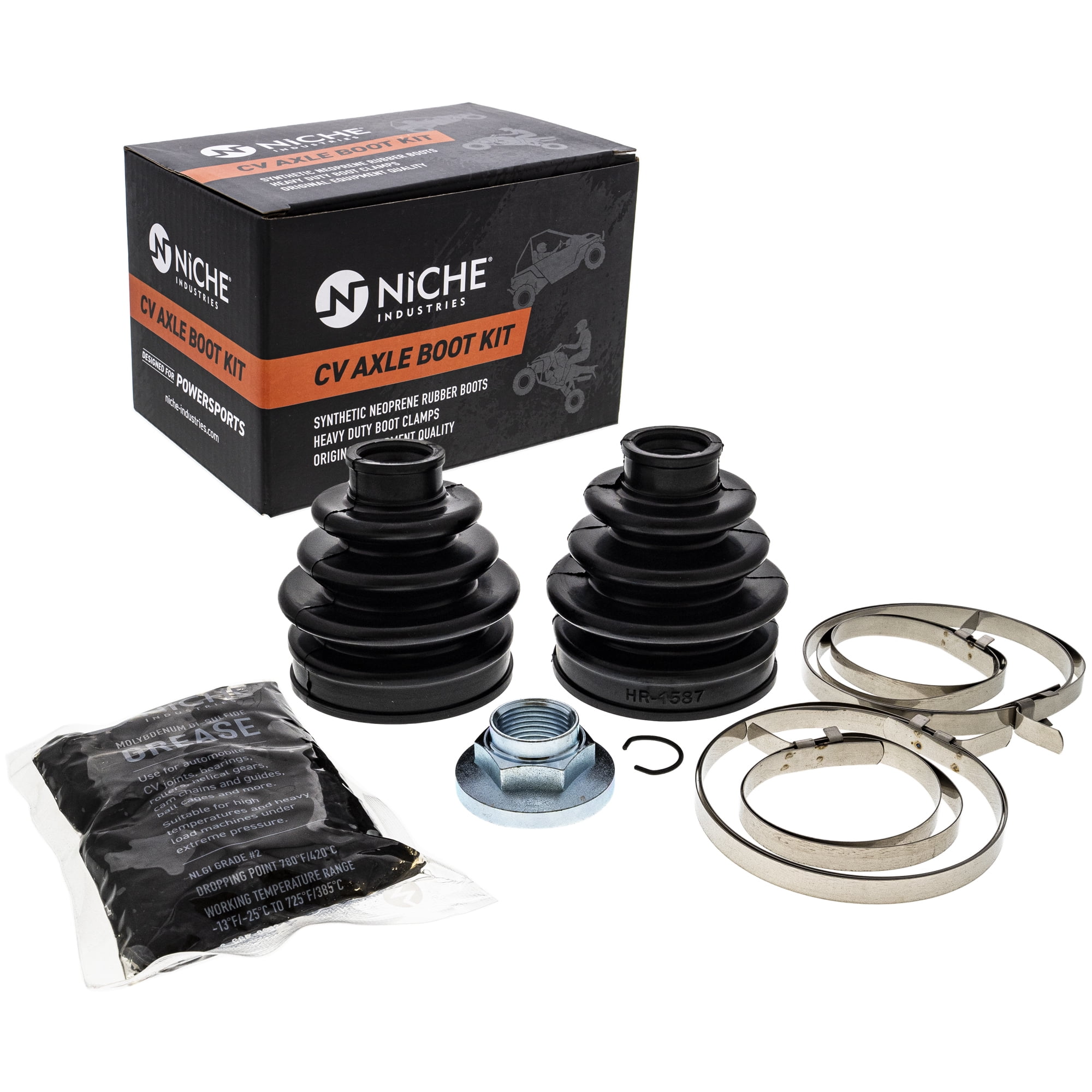 Niche Front Cv Axle Boot Kit For Yamaha Grizzly 660 Utv 519-Kcv2368b