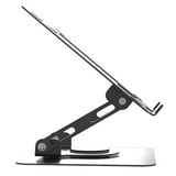 Laptop Stand with 360° Rotating Base, Byseng Ultra-Stable Metal Swivel ...