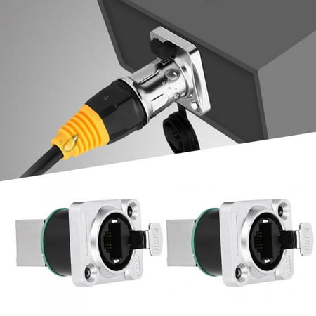 Akozon 2Pcs RJ45 Angled Connector Fire Retardant Insulator Material YT ...