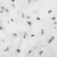 Romex Textiles Polyester Spandex Precut Mesh Fabric with Flower ...