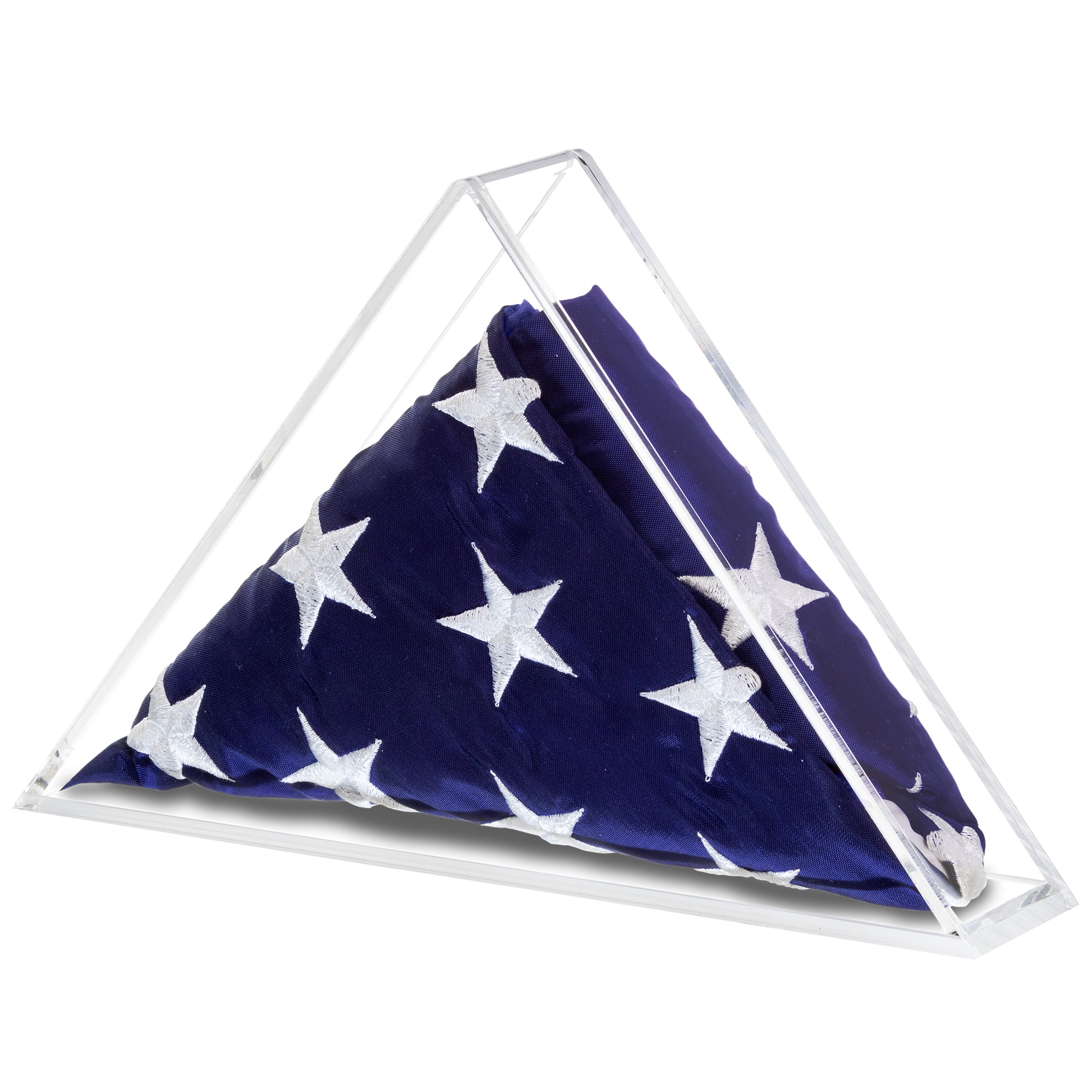 Clear Acrylic American Flag Memorabilia Display Case for Small 2' x 3 ...