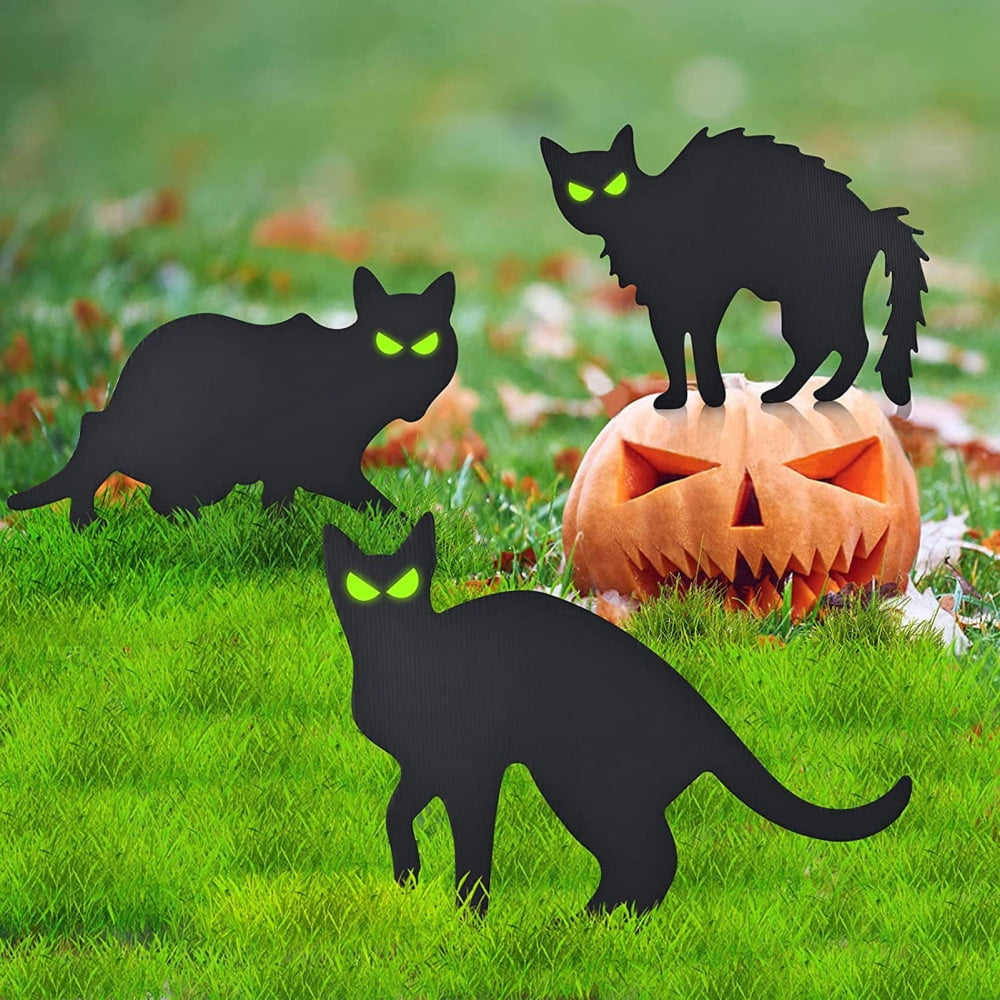 Black Cat Halloween Silhouette