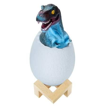 3D Dinosaur Egg Night Light Table Lamp Bedside Lamp Touch Remote ...