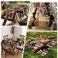 Black African Female Table Cloth 52x70in, Waterproof Rectangle ...