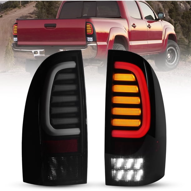 Winjet LED Tail Light Assembly Fit For 2005-2015 Toyota Tacoma,Full Led ...