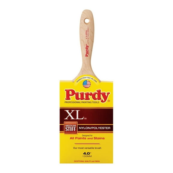 Sherwin-Williams Purdy XL Sprig Paint Brush, 4 Inch, Nylon Polyester ...