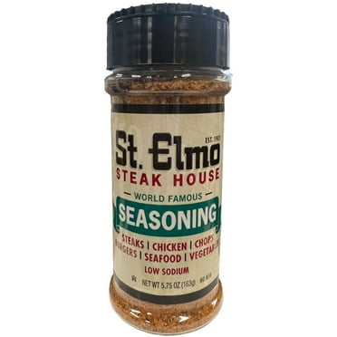 St. Elmo Steak House Seasoning 5.75 oz - Walmart.com
