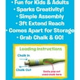 Walkie Chalk Stand Up & Draw, Kids Sidewalk Chalk Kit Toy in Tropical ...