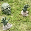 Prextex Groundbreaker Life Size Posable Halloween Zombie in Navy Robe ...