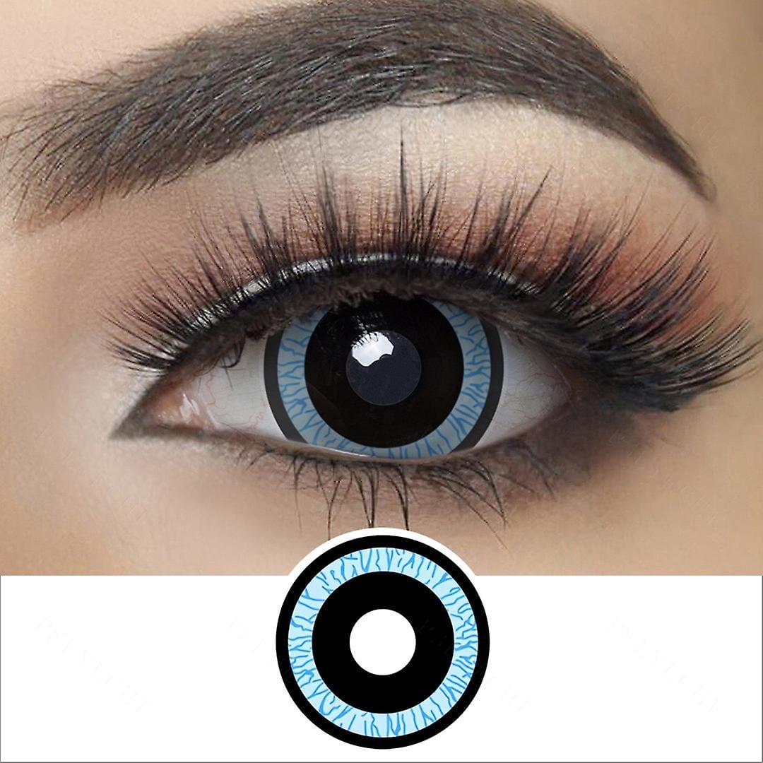 Belita Amy Sharingan Rinnegan Lentes de contacto, 17 mm, Mini Sclera ...