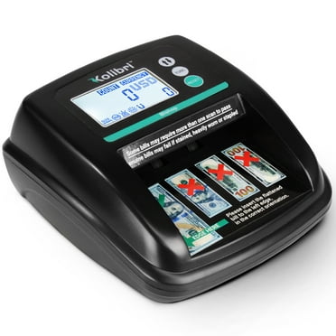 Large Money Counter Machine, USD/EUR/GBP/CAD Counterfeit Bill Detector ...