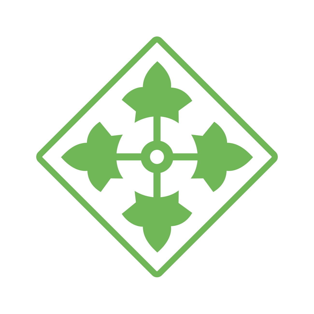 4th ID Infantry Division Sticker Decal Die Cut - Self Adhesive Vinyl ...