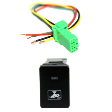 Backlit Driving Pattern Push Button Switch With Connector Wire For ...