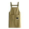 Clearance! SLMOTUAE Adjustable Vests Apron With Pockets Kitchen ...