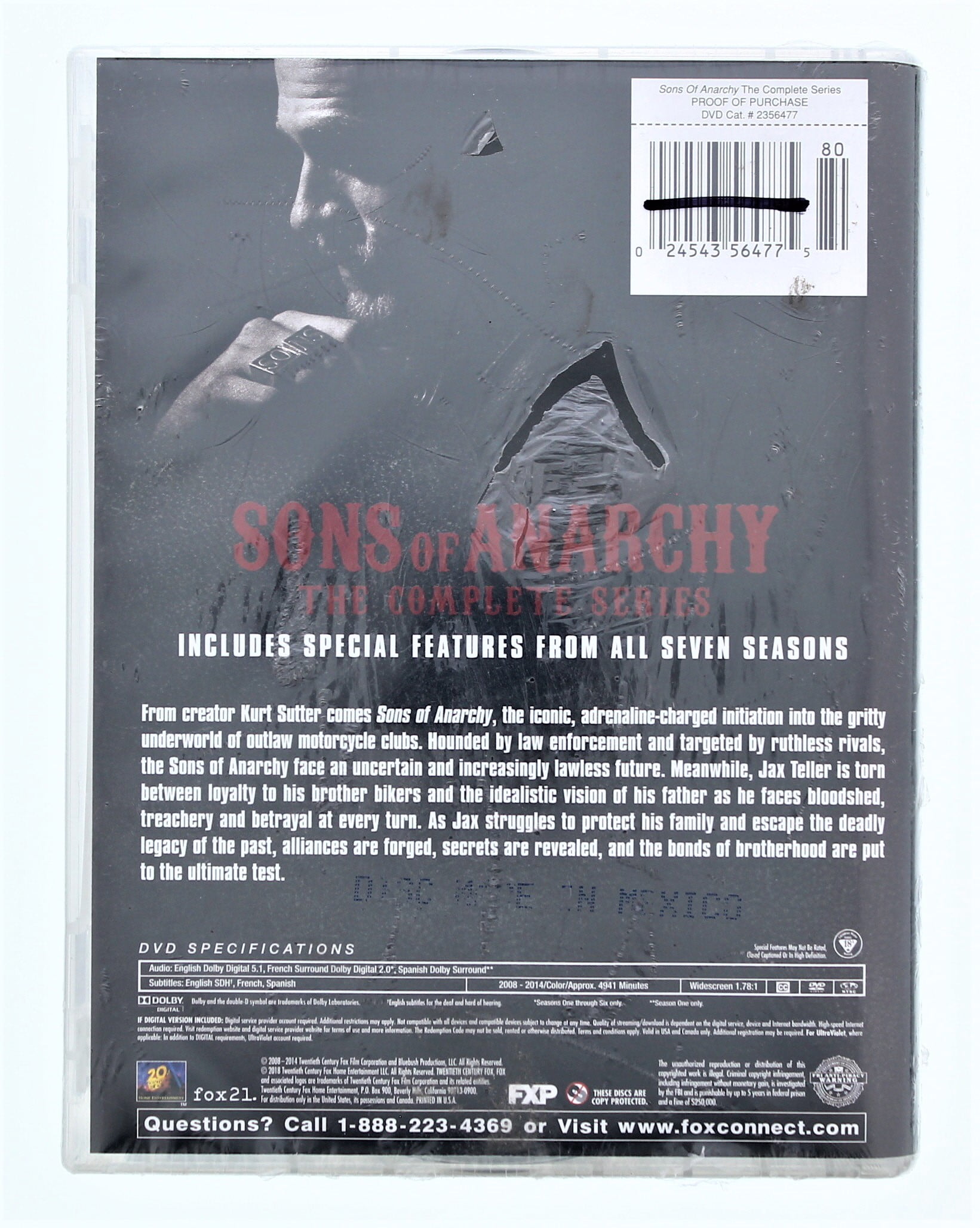 Sons Of Anarchy Dvd Cover