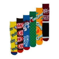 Moyel Men's Crazy Fun Dress Crew Socks, Size 7-13, Funky Novelty Gifts ...