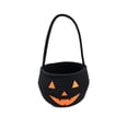 2026 NEW Halloween Pumpkin Trick-or-Treat Basket, 6.29 Inch Crochet ...