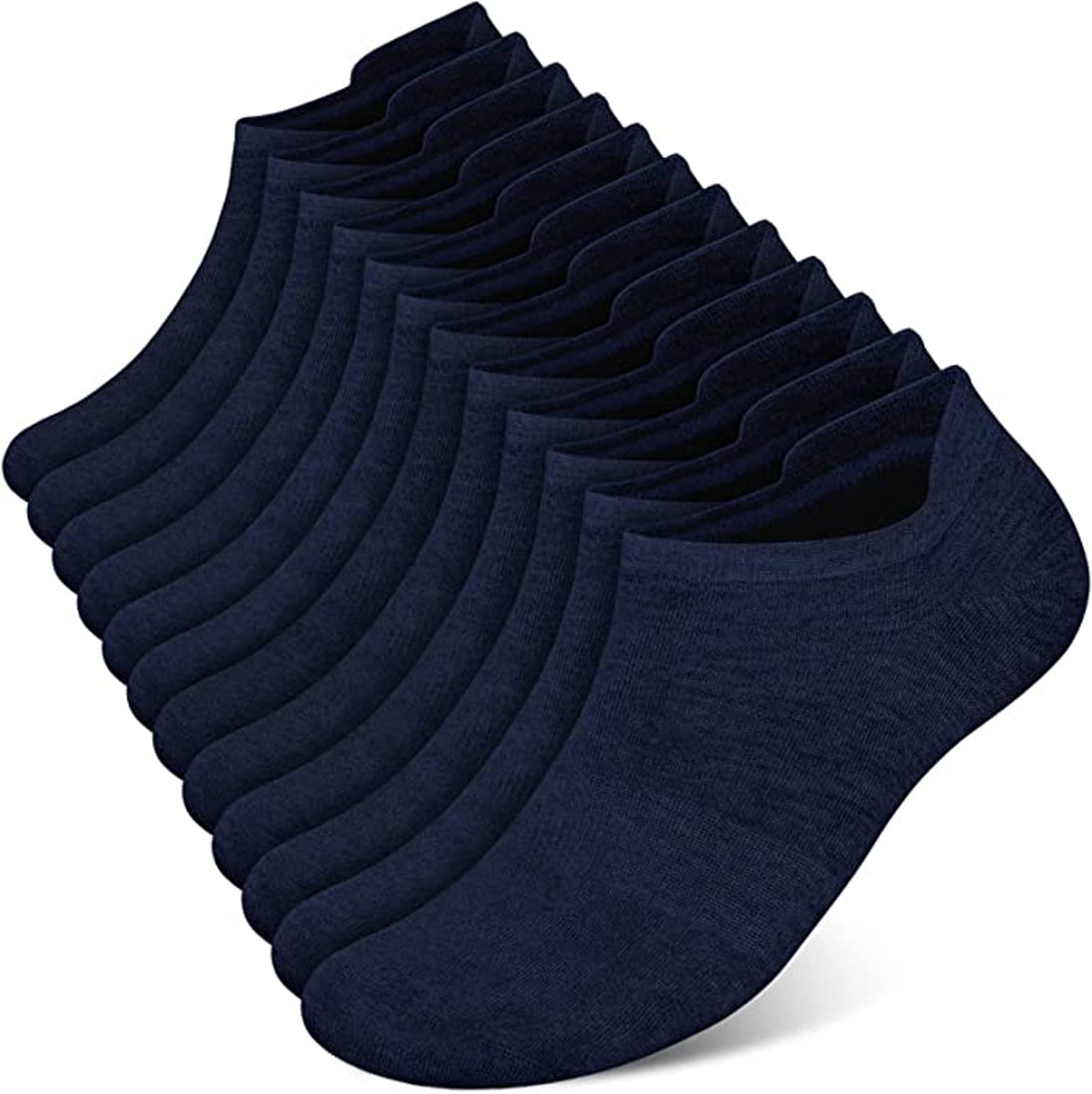 6 Pairs No Show Socks for Men,Mens Low Cut Invisible Ankle Socks,Non ...