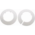2" Water Pipe Flange Cover 4 Pcs Snap Type Round Escutcheon Plate for ...