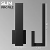 LEEKI Modern L-Shaped Outdoor Light Fixture - 14W 3000K - Anti Rust for ...