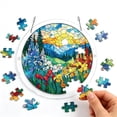 Rainbow Light 83-Piece Acrylic Suncatcher Craft Kit – 7.4 Inch Stained ...