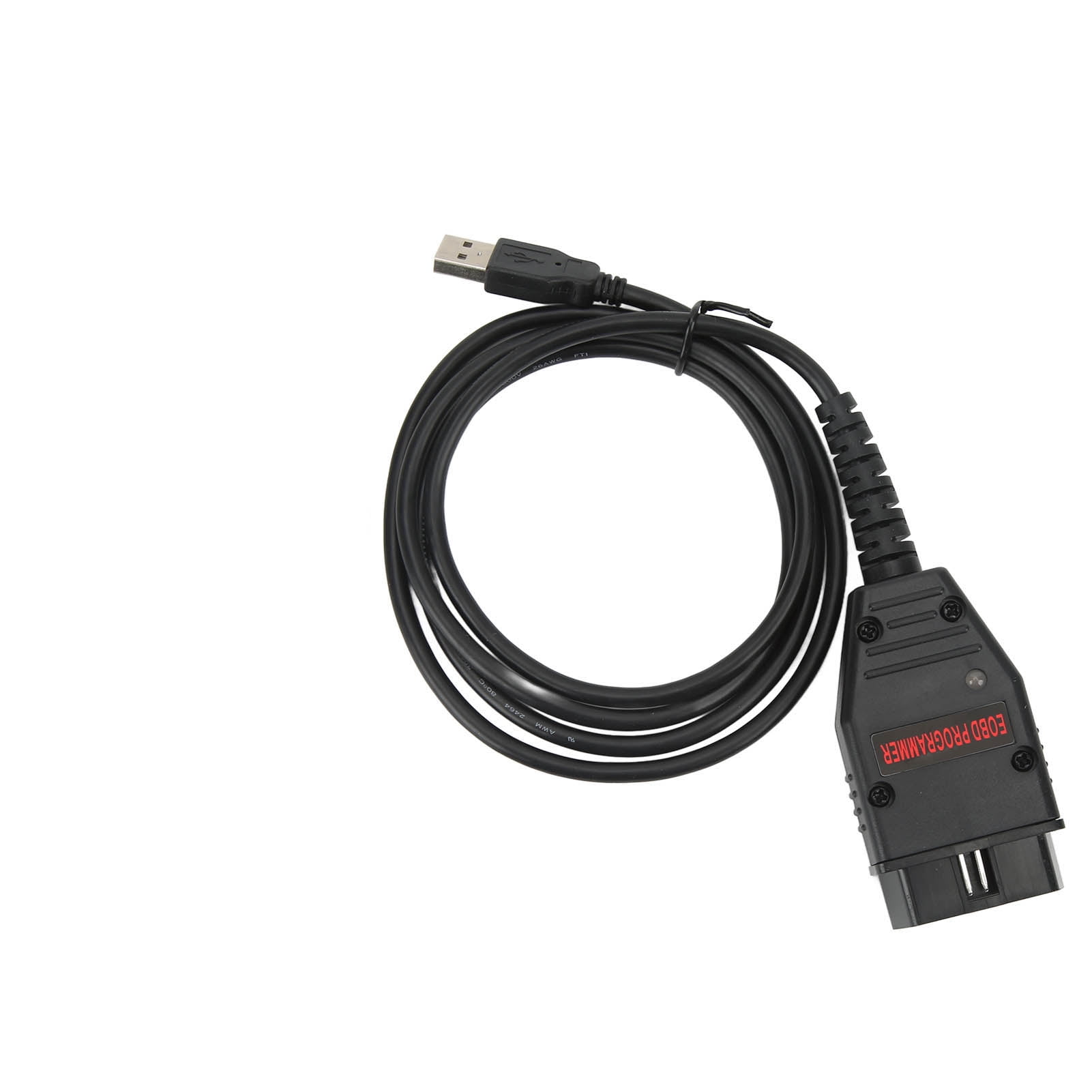 OBD2 Diagnostic Adapter, Portable USB Interface EOBD ECU Flashing Cable ...