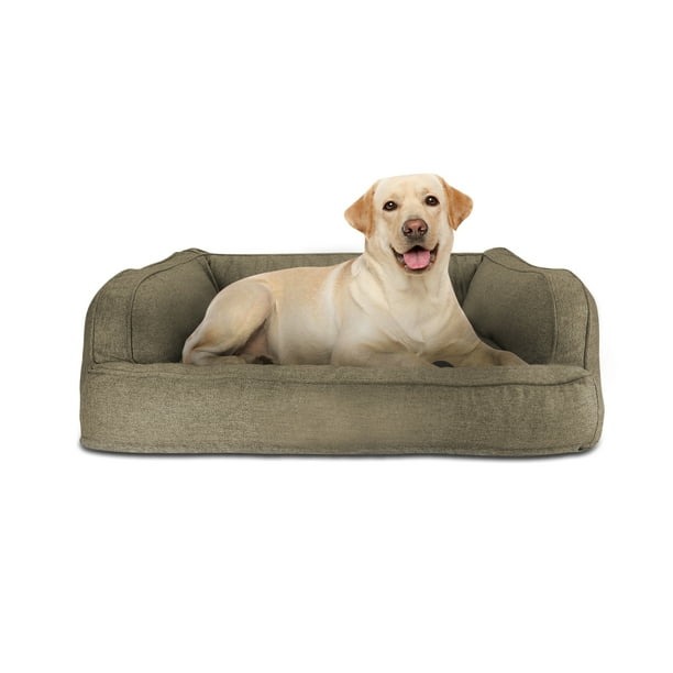 Arlee Sofa Couch Pet Dog Bed - Chew Resistant - Memory Foam - Large ...