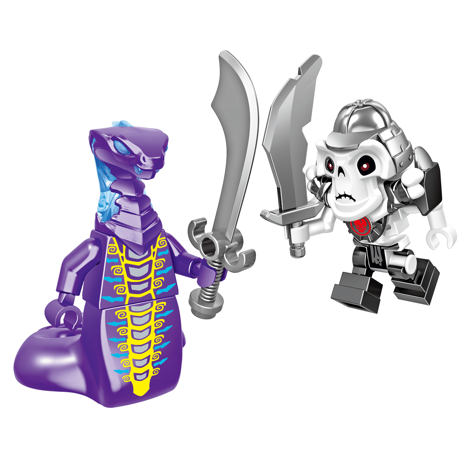 Buy ZIOKOK Set Of 16 Pcs Ninjago Mini Figures Kai Jay Sensei Wu Master ...