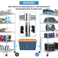5 Tier NSF Wire Shelf Shelving Unit, 24 x 48 x 82 Inch 6000lbs Capacity ...