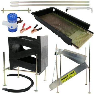 Gold Cube 4 Stack Deluxe, Trommel Mining Equipment, Fine Gold Recovery System - Walmart.com