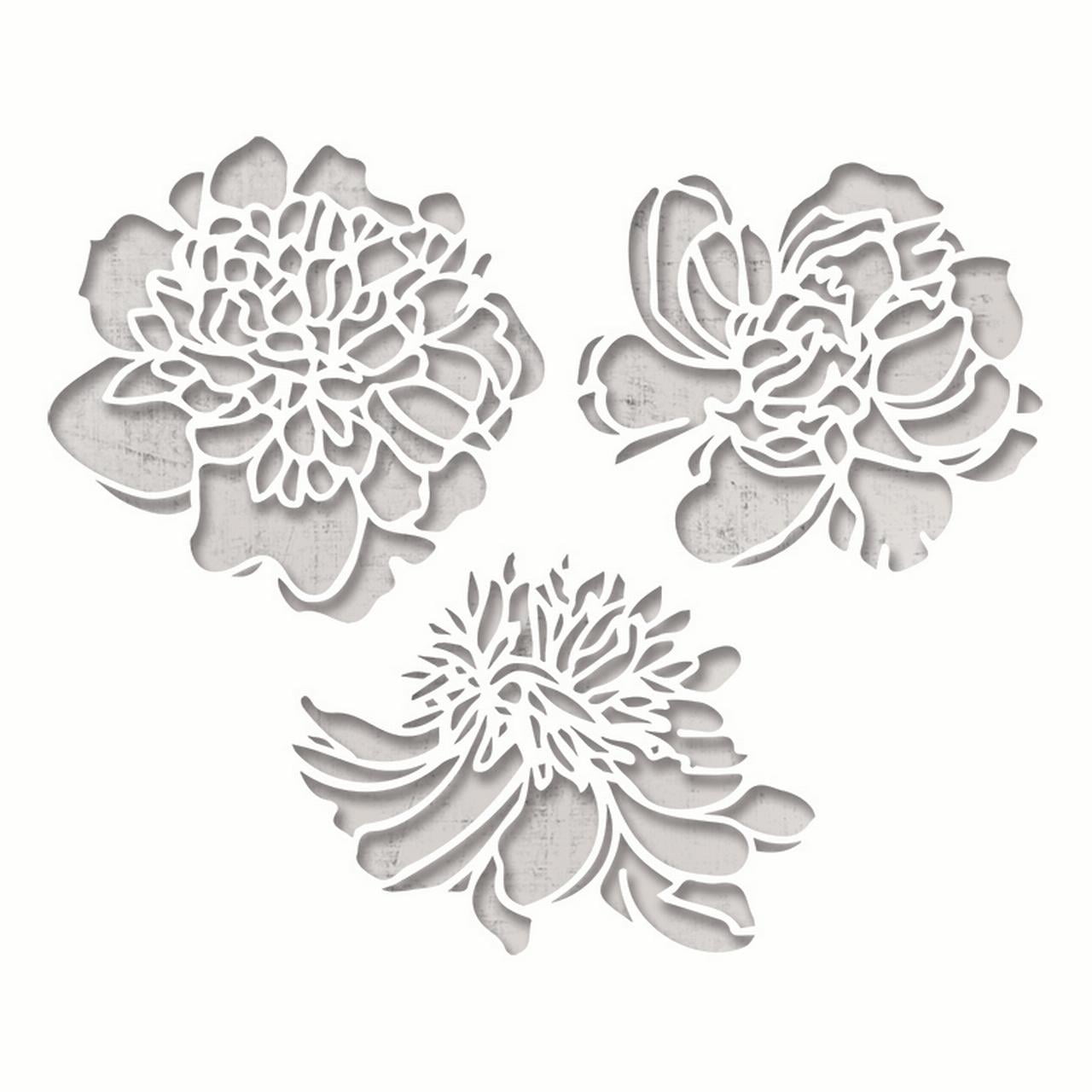 Sizzix Thinlits Die Set 3PK - Cutout Blossoms by Tim Holtz - Walmart.com