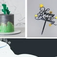 Happy Birthday Cake Topper Lovely Star Cupcake Toppers Picks Cake ...