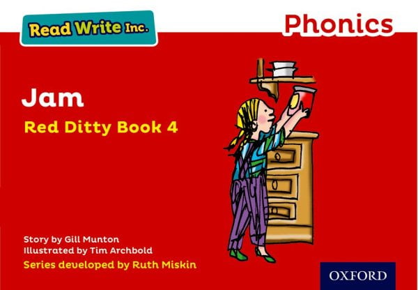 Pre-Owned Read Write Inc. Phonics: Red Ditty Book 4 Jam - Walmart.com