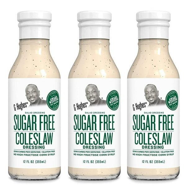 G Hughes' Sugar-Free Salad Dressings - Coleslaw Size: 3 Bottles ...