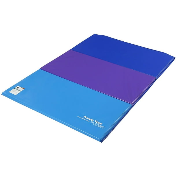 Tumbl Trak Gymnastics Folding Tumbling Panel Mat, 4ft x 6ft x 2in ...