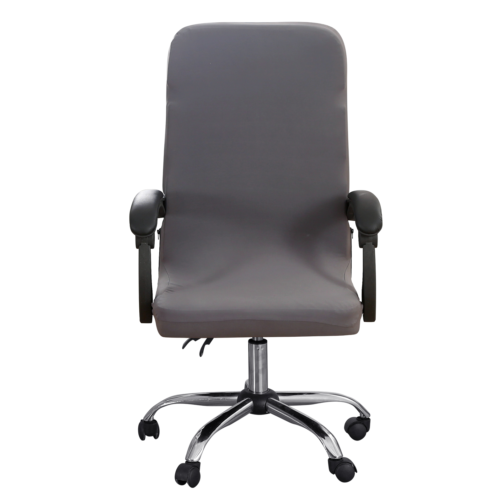 Computer Chair Cover Durable Zipper Washable Removable Spandex Rotating ...