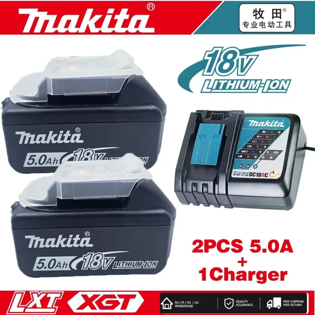 100% Genuine Makita 9Ah/6Ah//5Ah for Makita 18V Battery BL1830B BL1850B ...