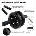 AB Roller Double Wheel for Stable Ab Exercises, Core and Fitness Home ...
