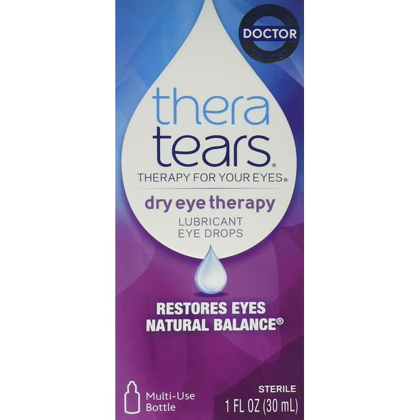 TheraTears Lubricant Eye Drops-1 oz, 2 pk - Walmart.com