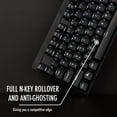 Plugable Performance 104 Key Mechanical Keyboard - Full-Size Backlit ...